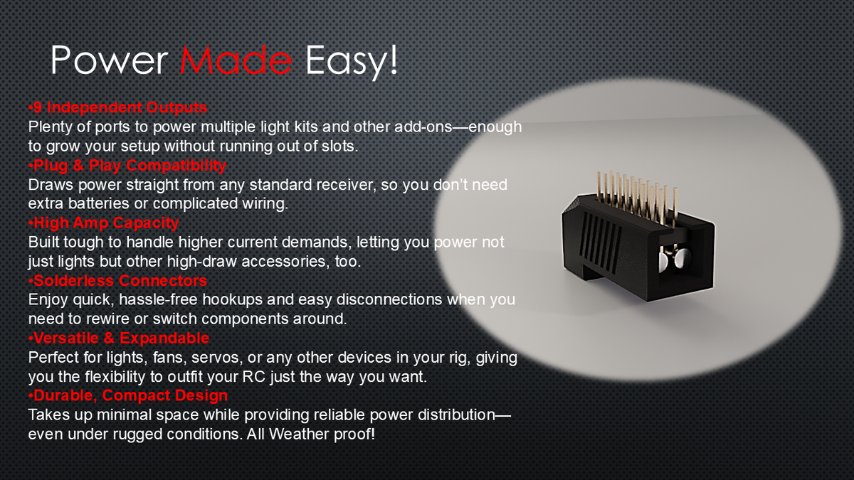 Whip Lights for Traxxas UDR 1/7 Plug & Play Quick Mount Non Destructiv ...