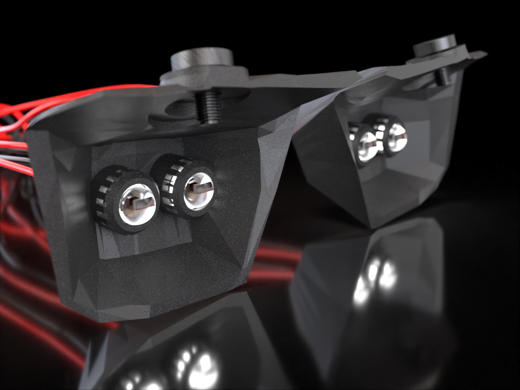 Scale Headlights for Traxxas Summit by Polo Creations RC Plug and Play