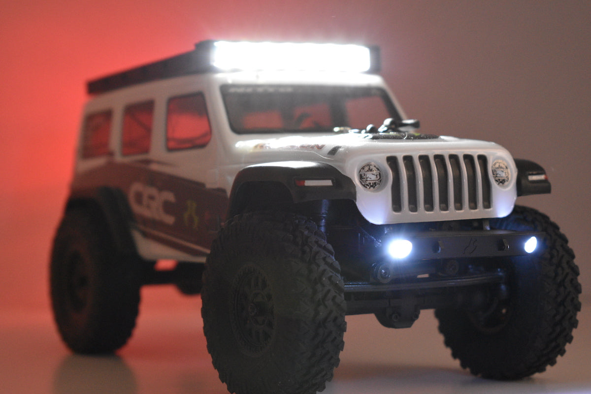 Roof Rack + Front Light Bar + Rear Stop Lights + Power Distribution Bo ...