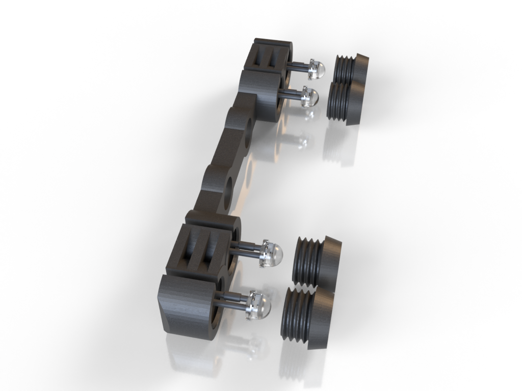 E Revo 1/16 Taillights Exhaust Style Double MERV Mini E-Revo – Polo ...