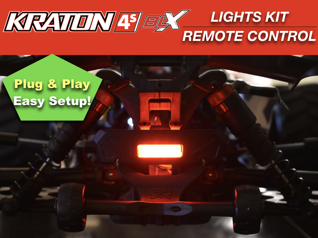 Arrma Kraton 4s Lights Kit Remote Control All LED Headlight Light Bar ...