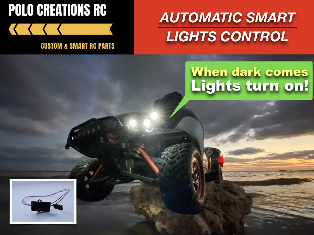 Smart RC Car Lights Automatic Ambient Light Controlled Compatible with ...