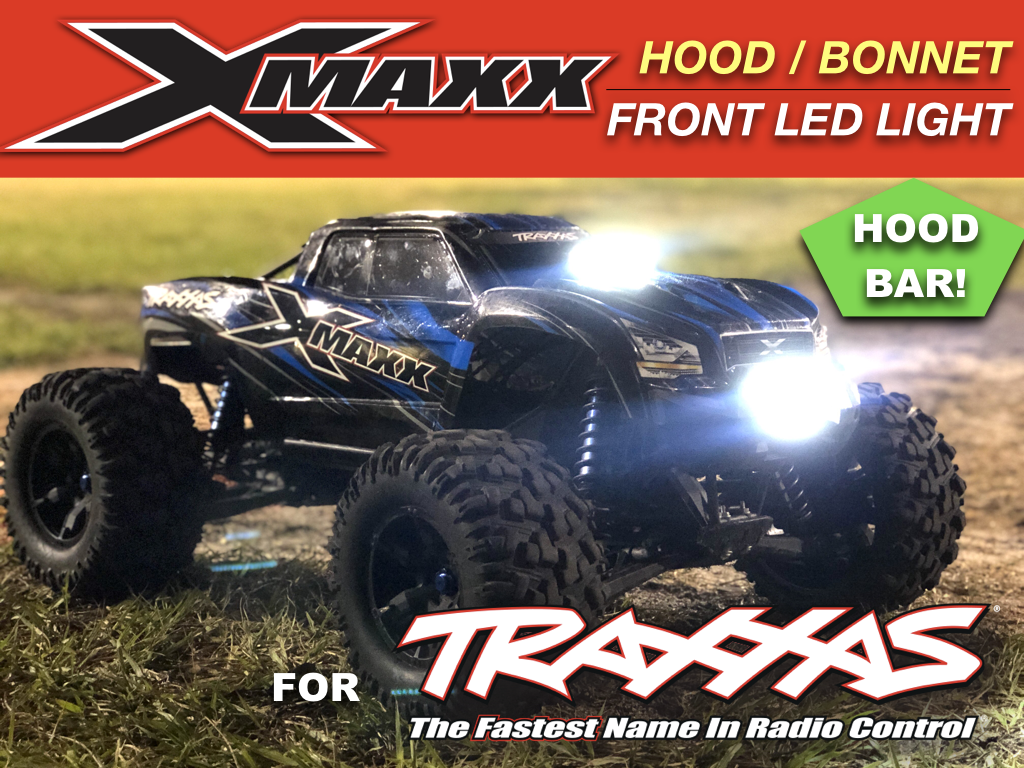 Front HOOD LED Light Bar Lamp Mount for 15 Traxxas X-MAXX XMAXX – Polo ...